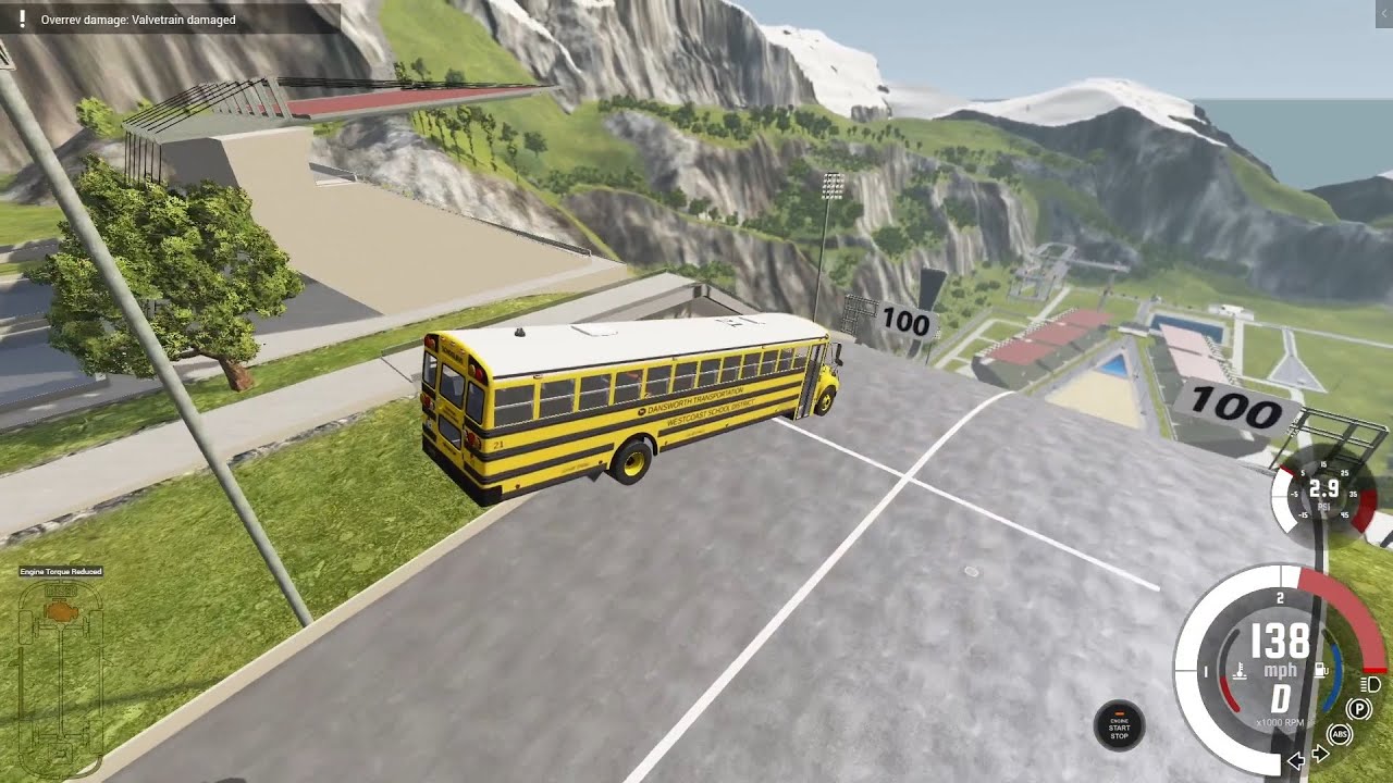 Beamng Drive Bus Crash - Bus Dansworth C1500 DRIVER, High Speed Car ...