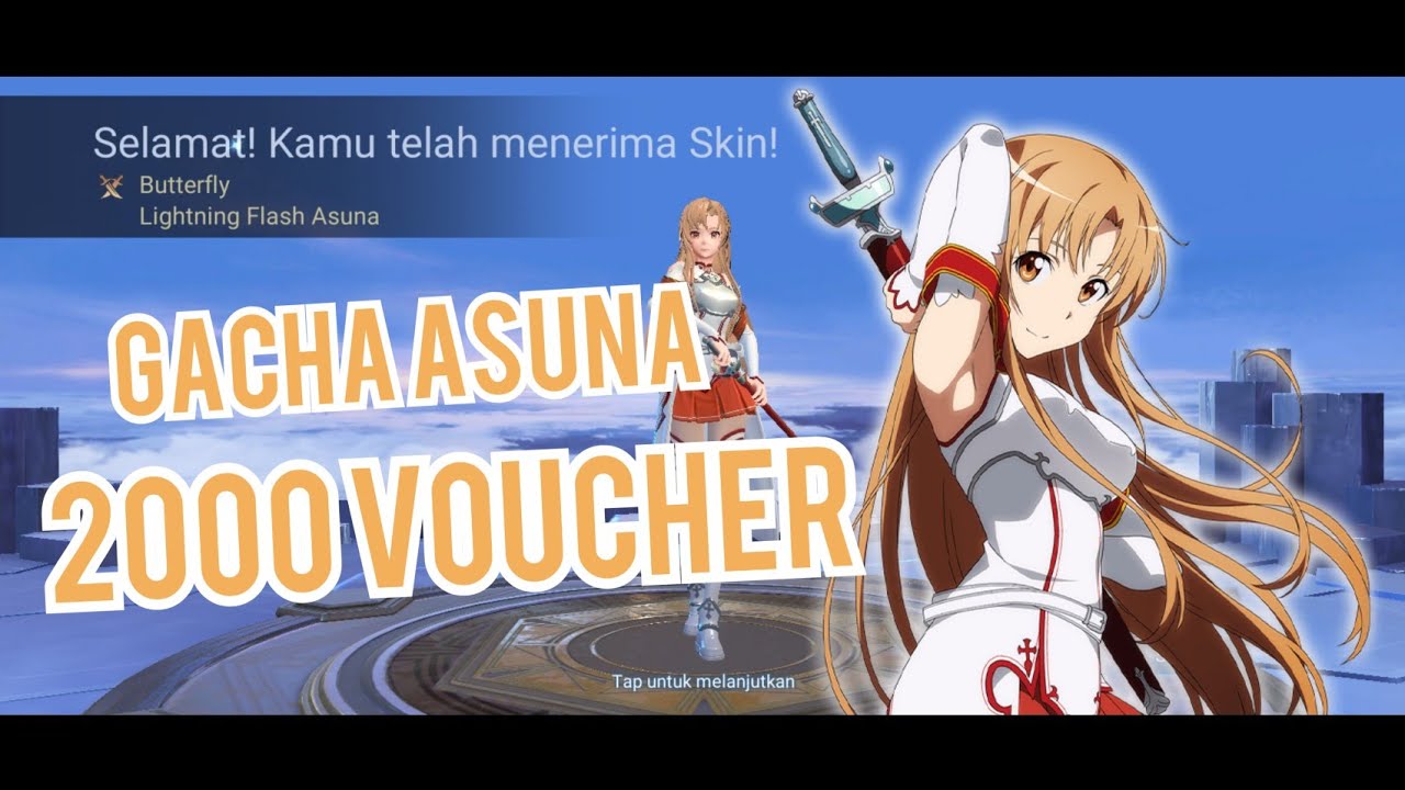 AOV x Sword Art Online : Asuna Skin - Gacha 2000 VOC dan Review - YouTube