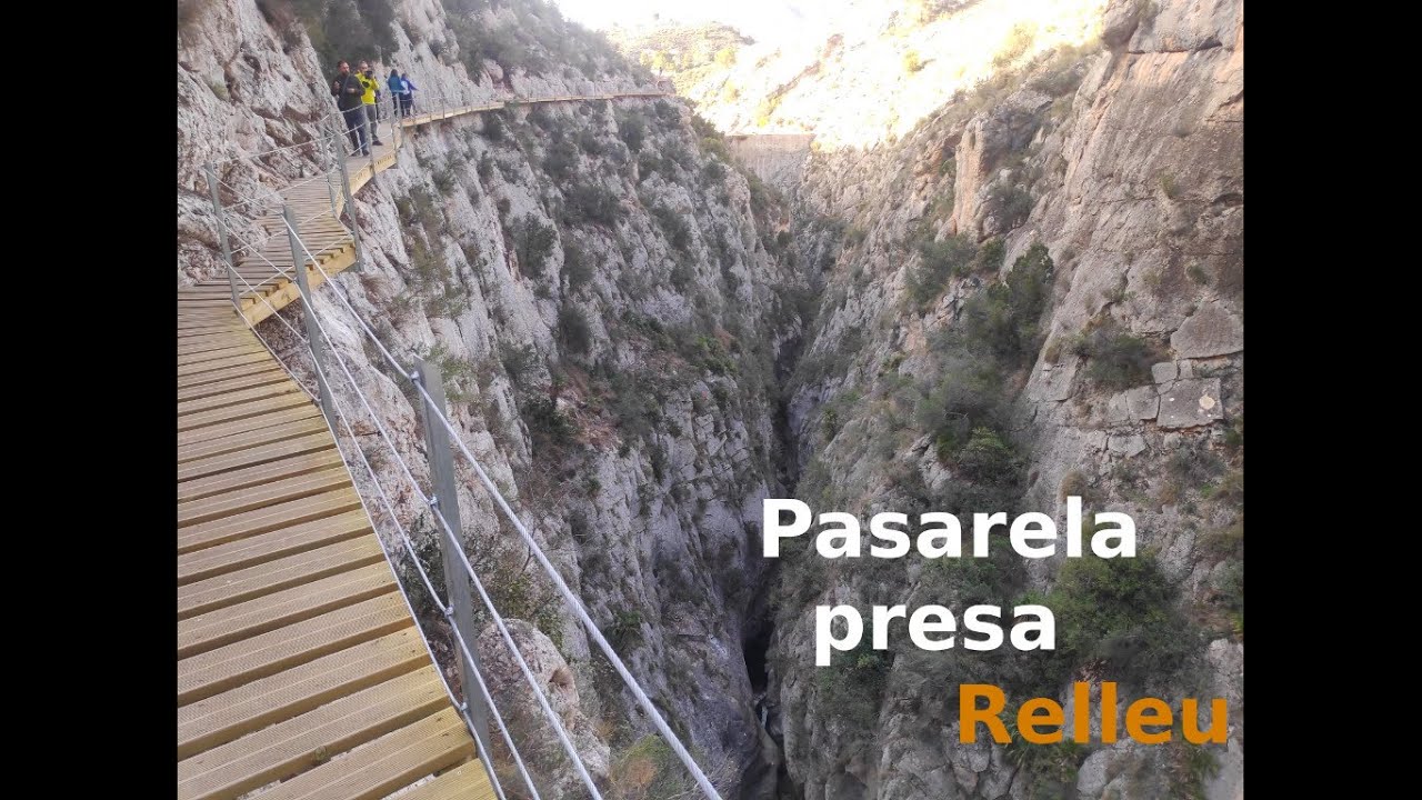 Pasarela presa de Relleu - YouTube