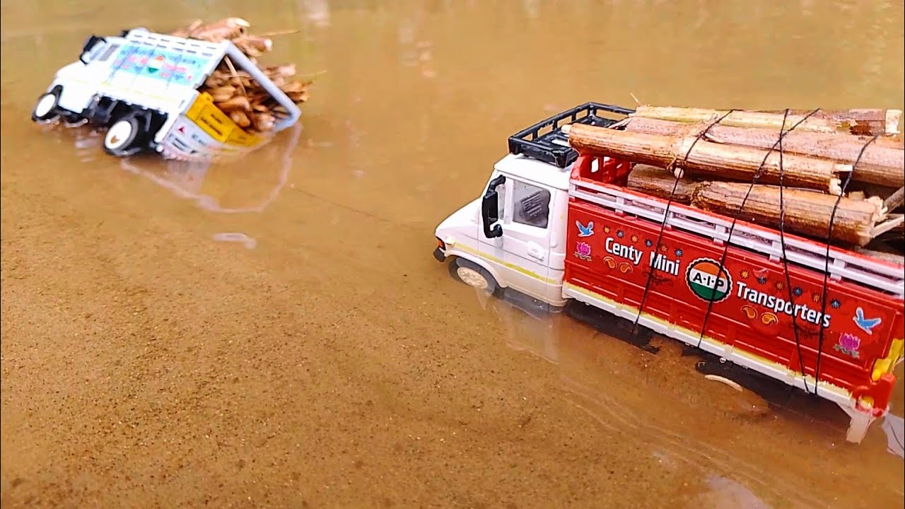 Centy Toys Tata 407 Truck Carrying Wood | Model Trucks | Truck Videos ...
