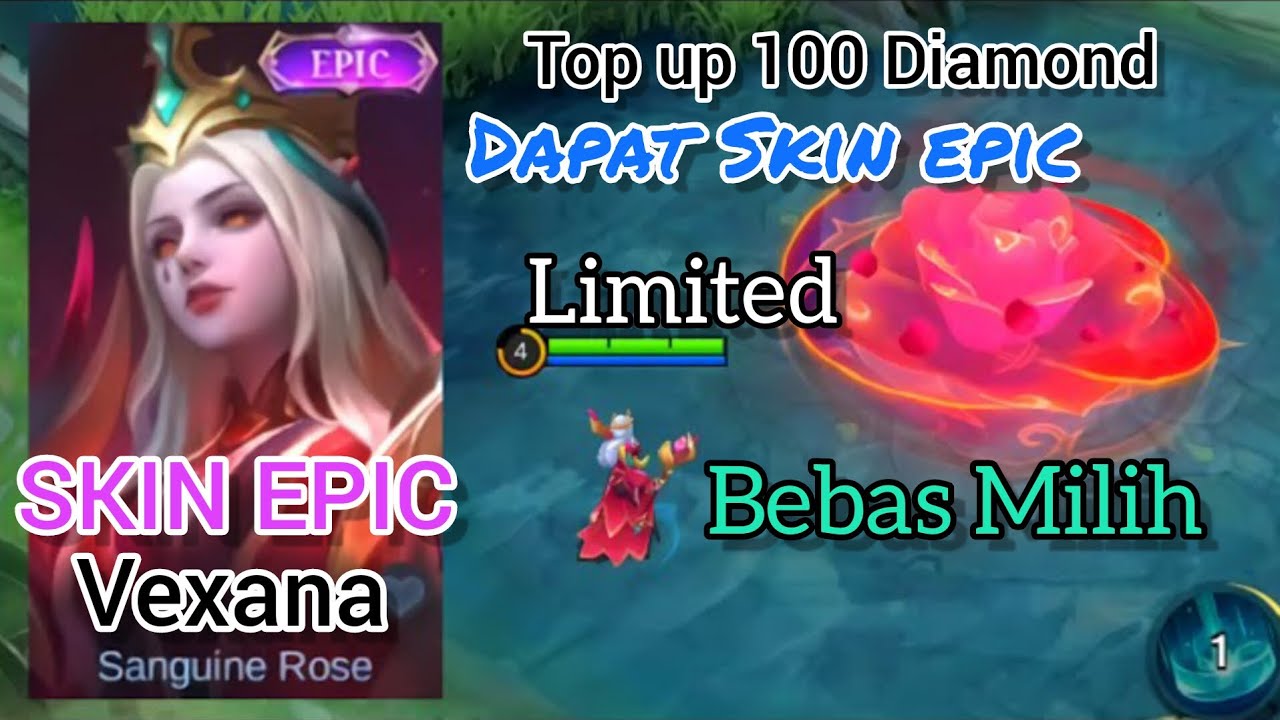 Skin Epic Vexana limited, Cuma 20 Diamond Mobile Legends Bang Bang ...