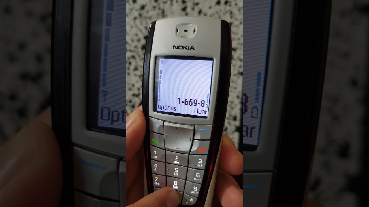Nokia 6225 dialing - YouTube