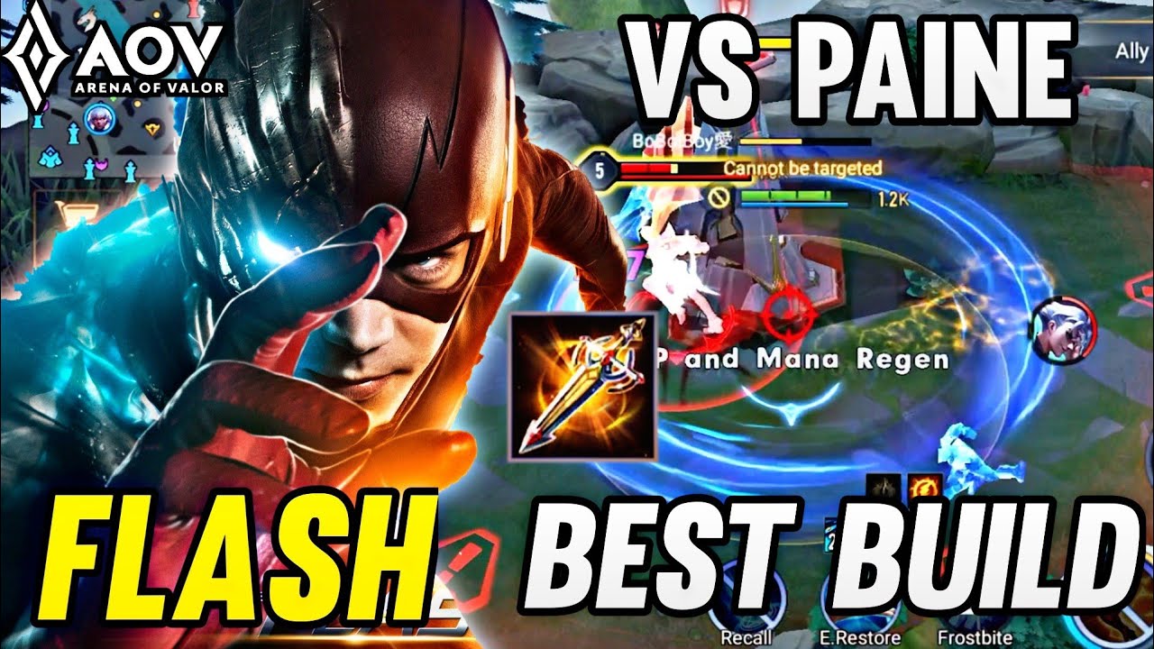 FLASH GAMEPLAY | BEST BUILD - ARENA OF VALOR | AOV - YouTube
