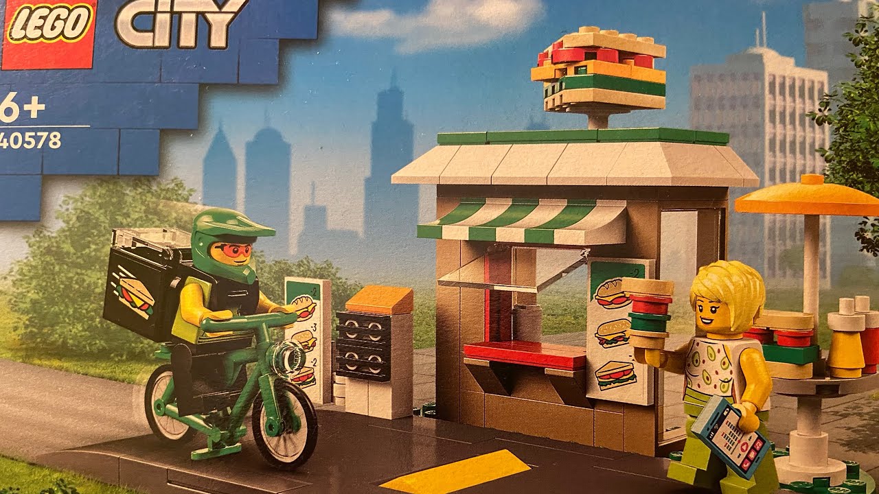 Montage du Lego City "Fast Food" ! (nº40578) - YouTube