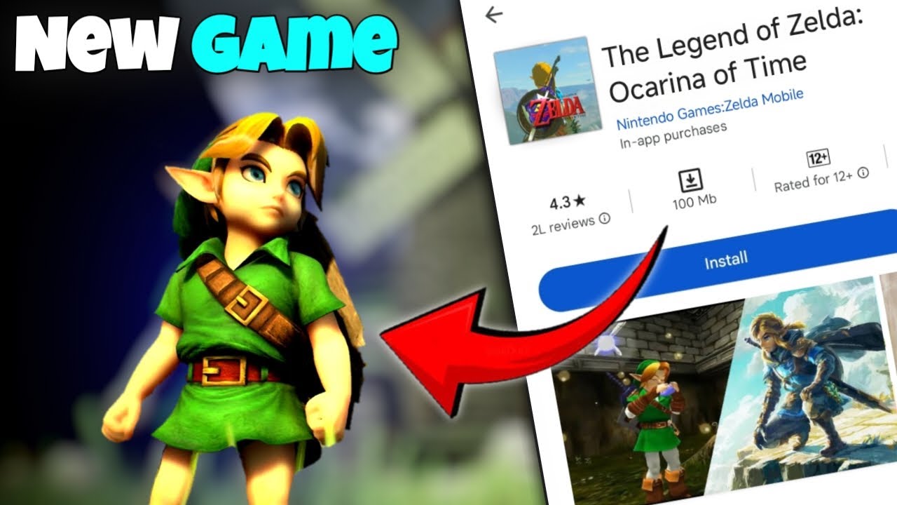 BEST OPEN WORLD GAME FOR 1 GB RAM | The Legend of Zelda Part 1 - YouTube