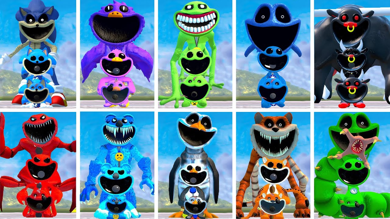 NEW EVOLUTION SMILING CRITTERS FAMILY POPPY PLAYTIME CHAPTER 4 In Garry ...