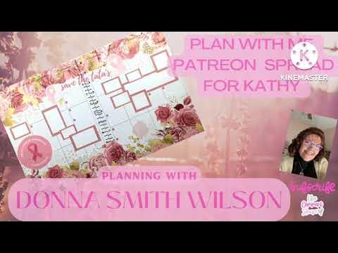 PLAN WITH ME | PATREON SPREAD FOR KATHY - YouTube