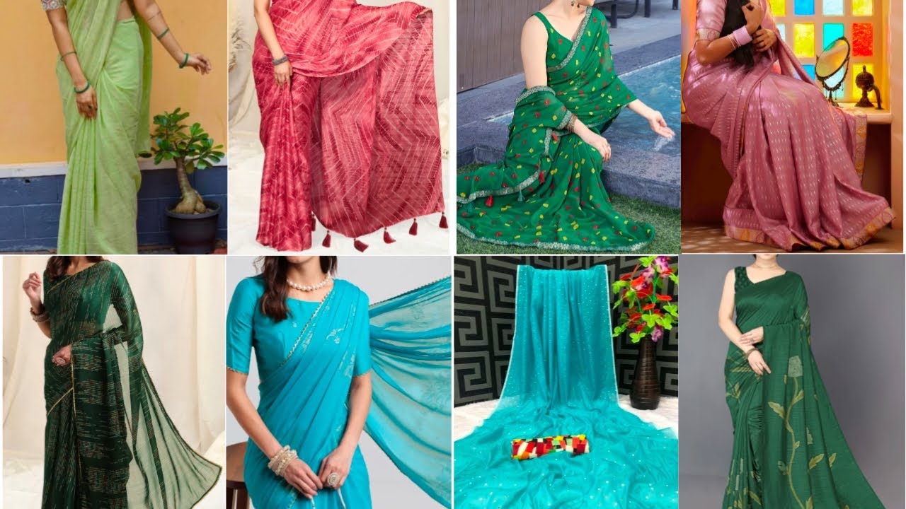 latest trending beautiful saree Designs collection shriyanjali Fashion ...