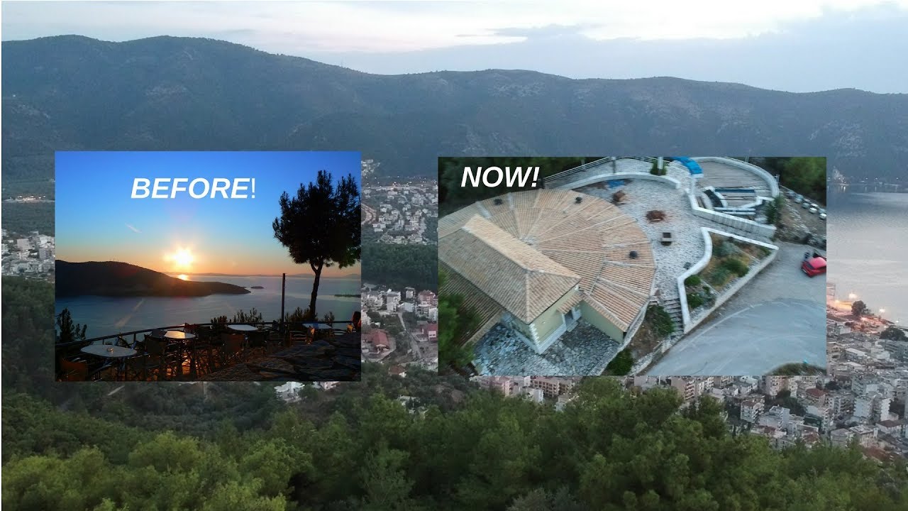 IGOUMENITSA ABANDONED APOLIS BAR DRONE VIEW TSIPOURIKI MOUNTAIN ...