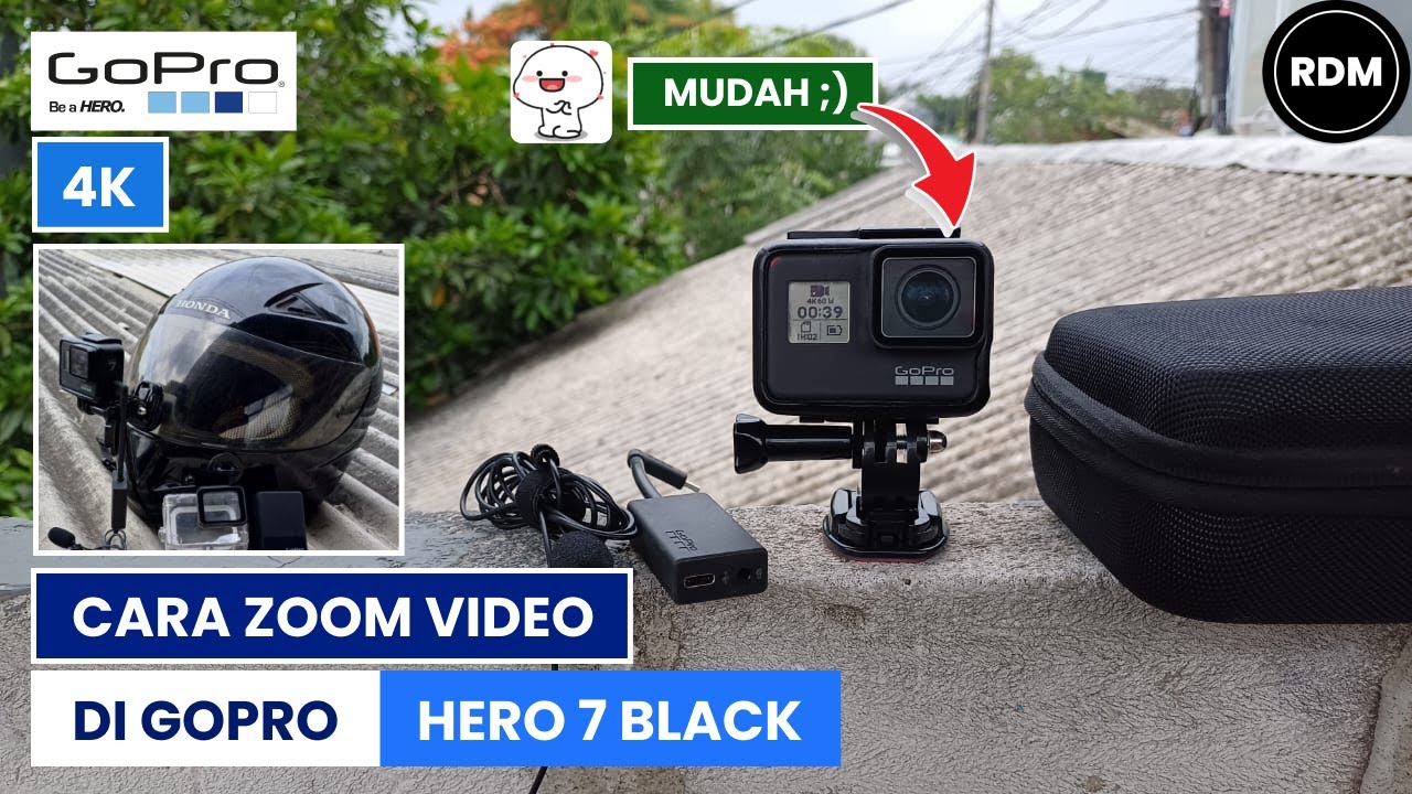Cara Zoom Video Di Gopro Hero 7 Black | Cara Zoom Gopro - YouTube