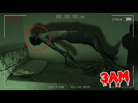 GECE 3'te SAKIN UYURKEN KENDİNİZİ VİDEO KAYDINA ALMAYIN !! *Tüyler Ürperten Video*