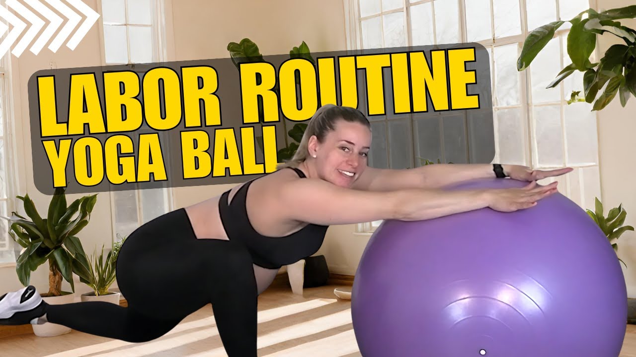 Pregnancy Birth Ball Routine: Preparing for Labor [Stretch and Relax ...