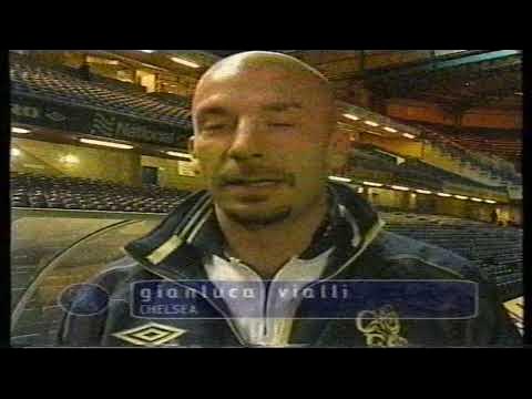 EPL 1999 Gianluca Vialli - Gordon Strachan - Franck Leboeuf Post Match Interviews - YouTube