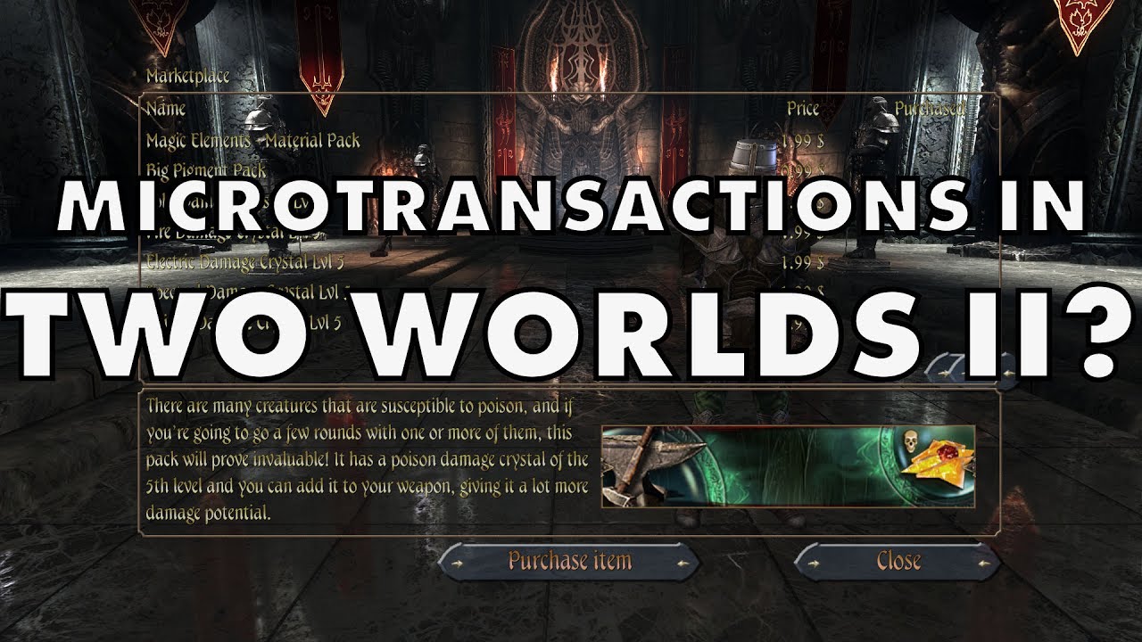 Wow, Topware Really Put Microtransactions In Two Worlds II! - YouTube