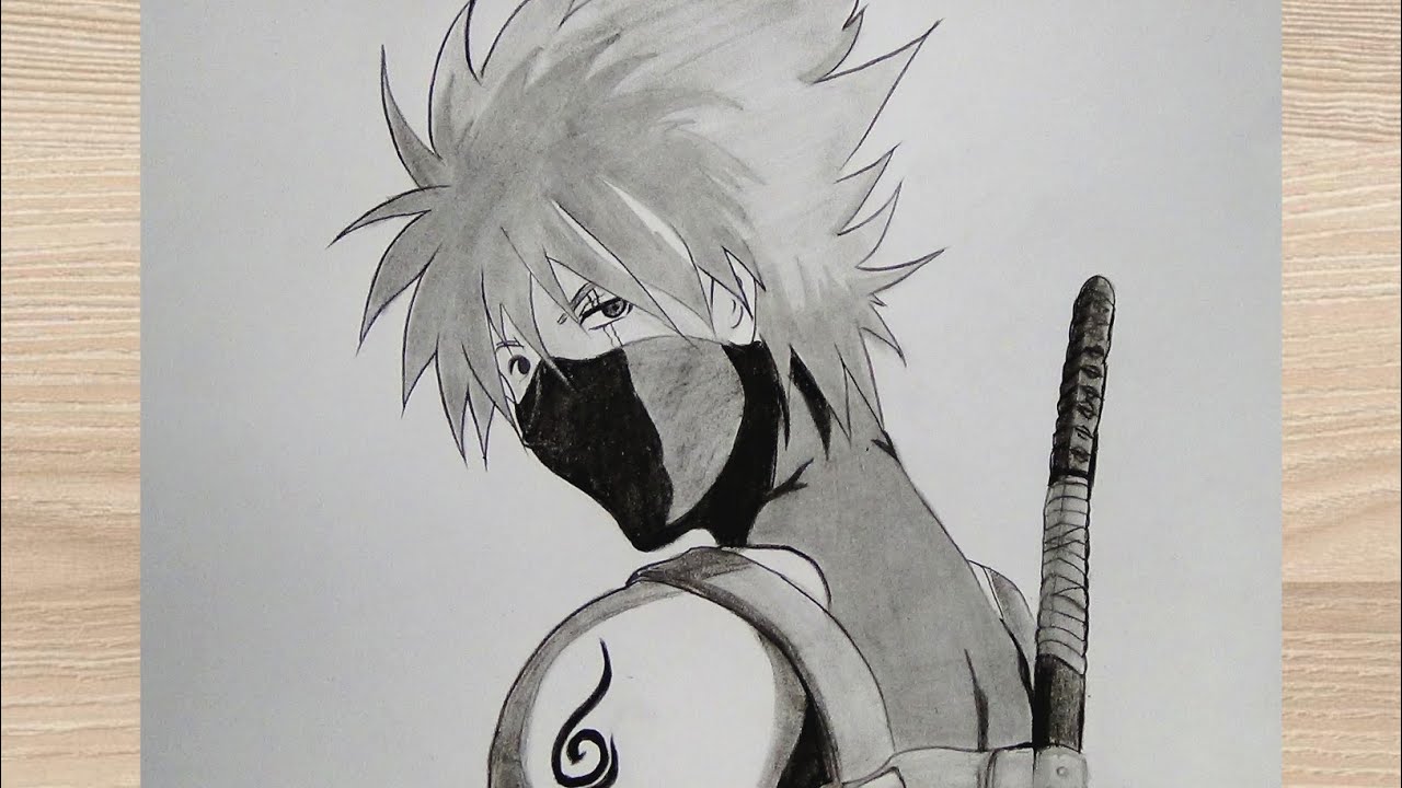 How To Draw Kakashi | For Beginners | Step By Step - YouTube