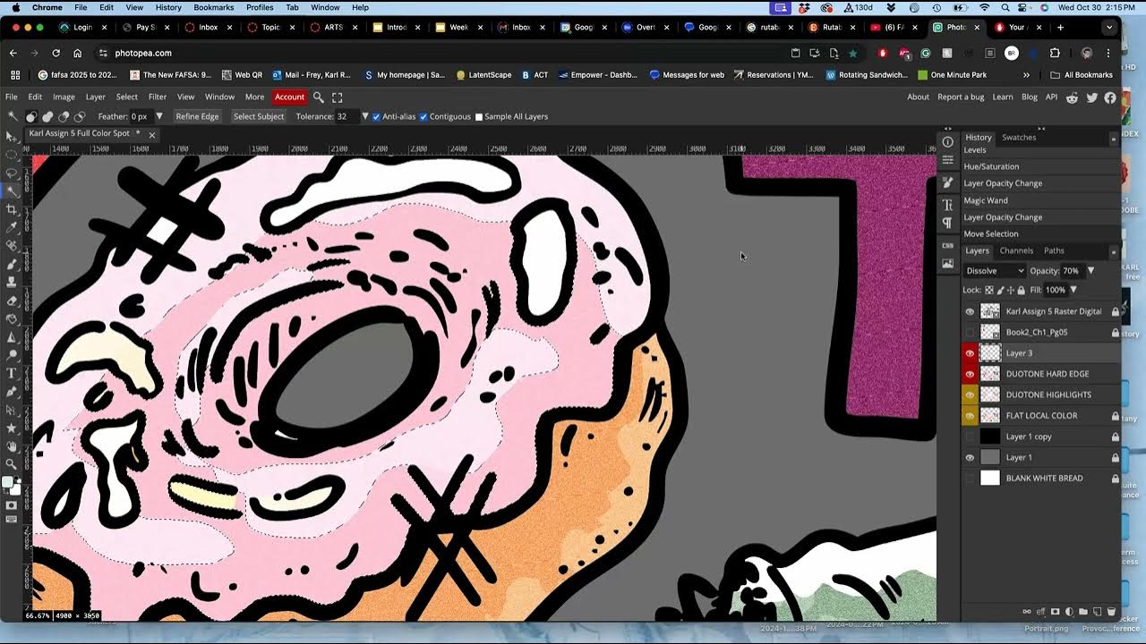8 Using Duotone Layer Variations Hard Edge and Soft Edge - YouTube