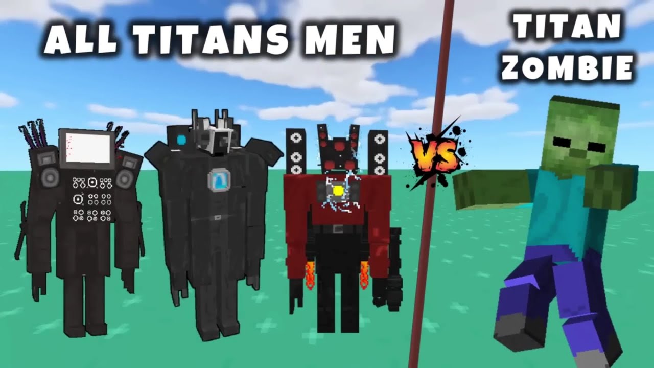 EPIC Minecraft Battle: All Titans vs. Massive Titan Zombie Showdown ...