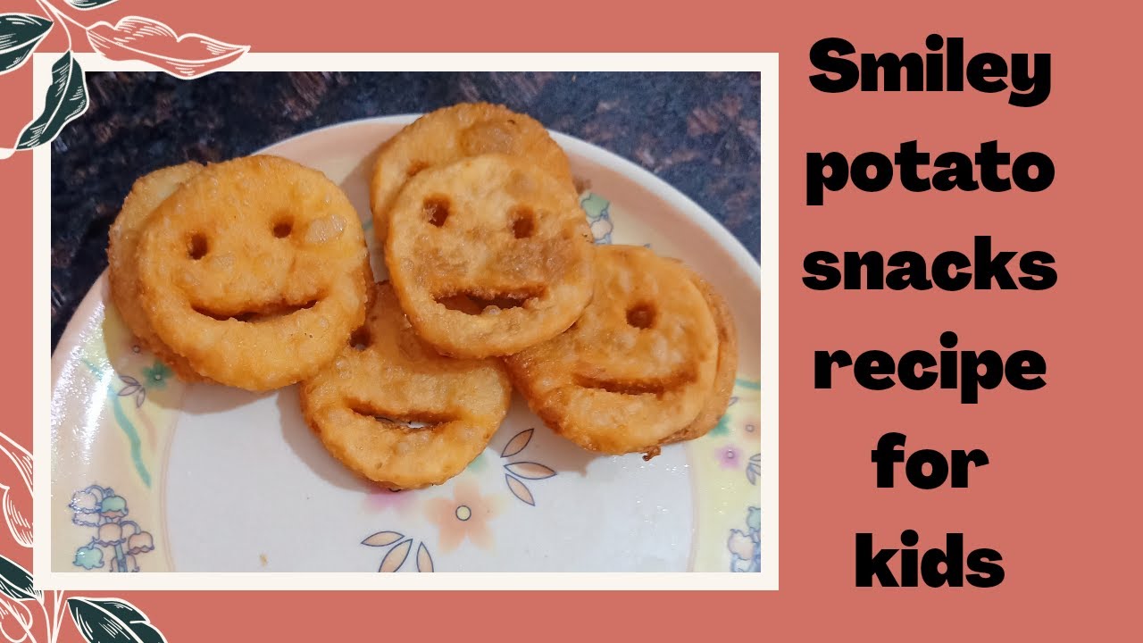 How to Make Potato Smiley | स्माइली बनाये घर पर | Smiley potato snacks ...