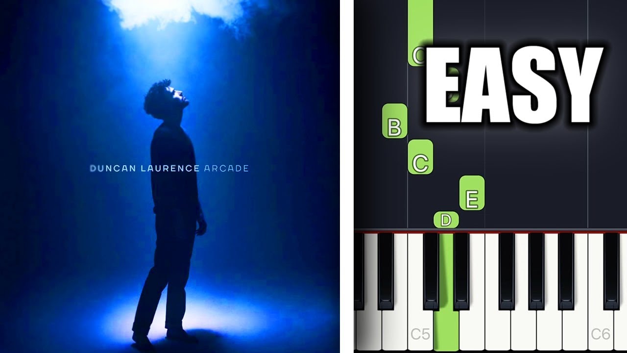 Arcade - Duncan Laurence | Easy Piano Tutorial - YouTube