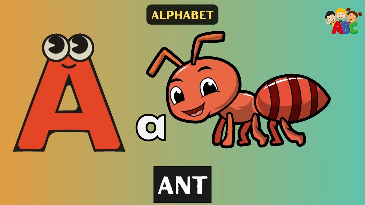 A to Z! Toddler Alphabet Adventure with Ants, Boats & Cake ...