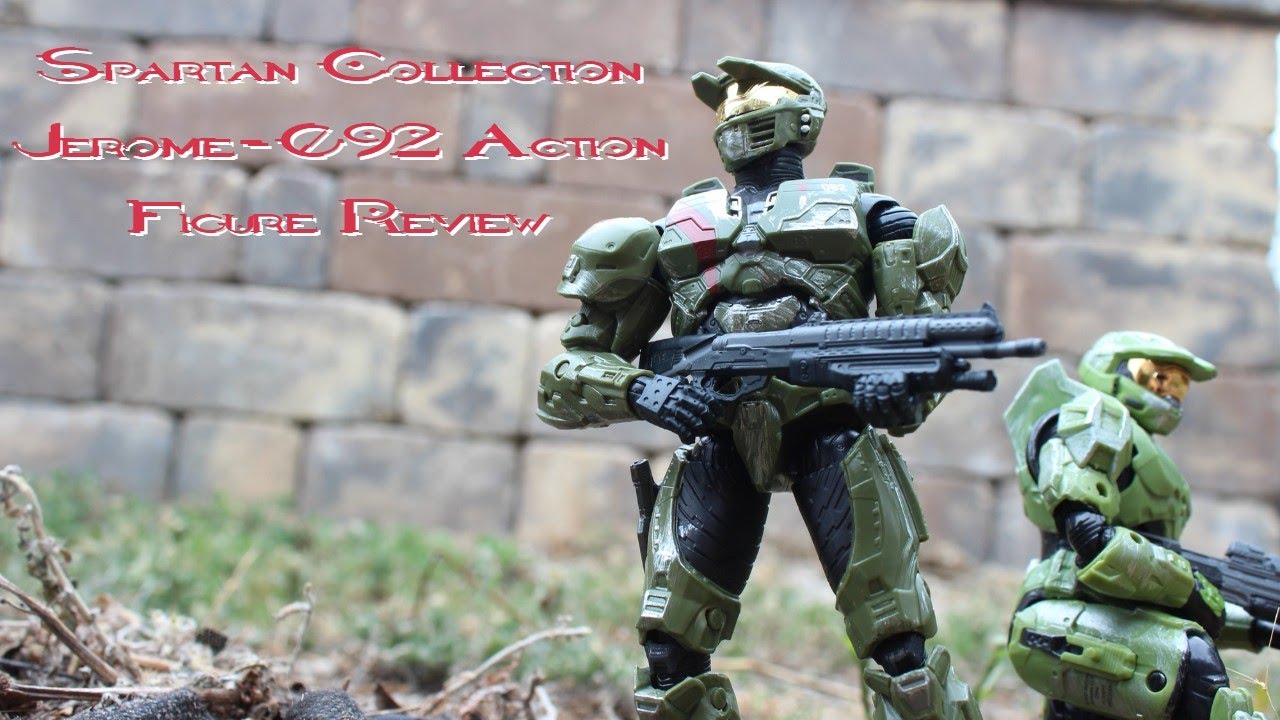 WTC Halo Spartan Collection Jerome-092 Action Figure Review - YouTube