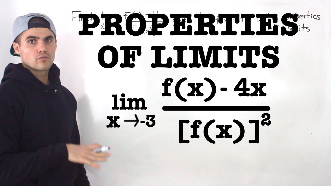 MAT 133 - Properties of Limits Example - University of Toronto - YouTube