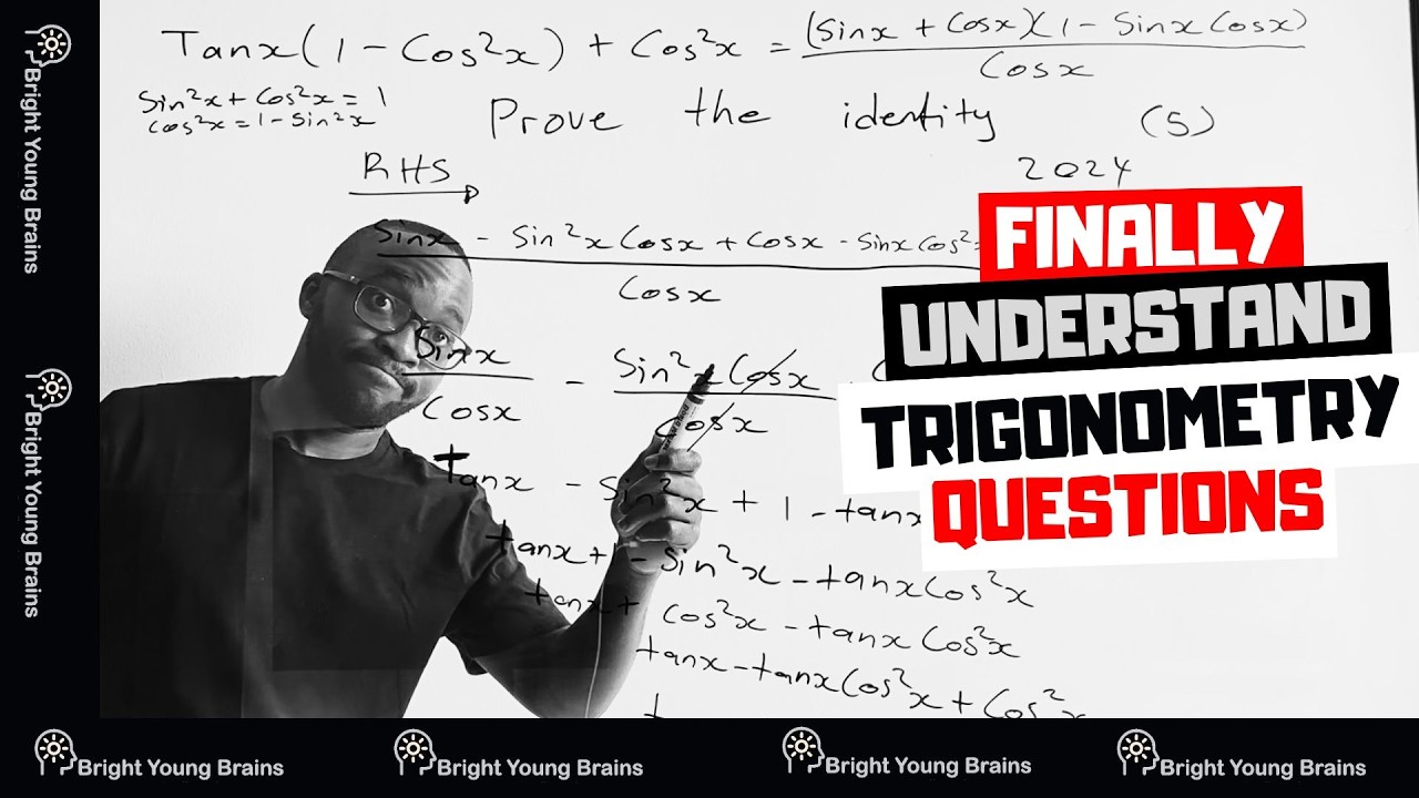 Trigonometry 2024 Exam Question On Proving An Identity - YouTube