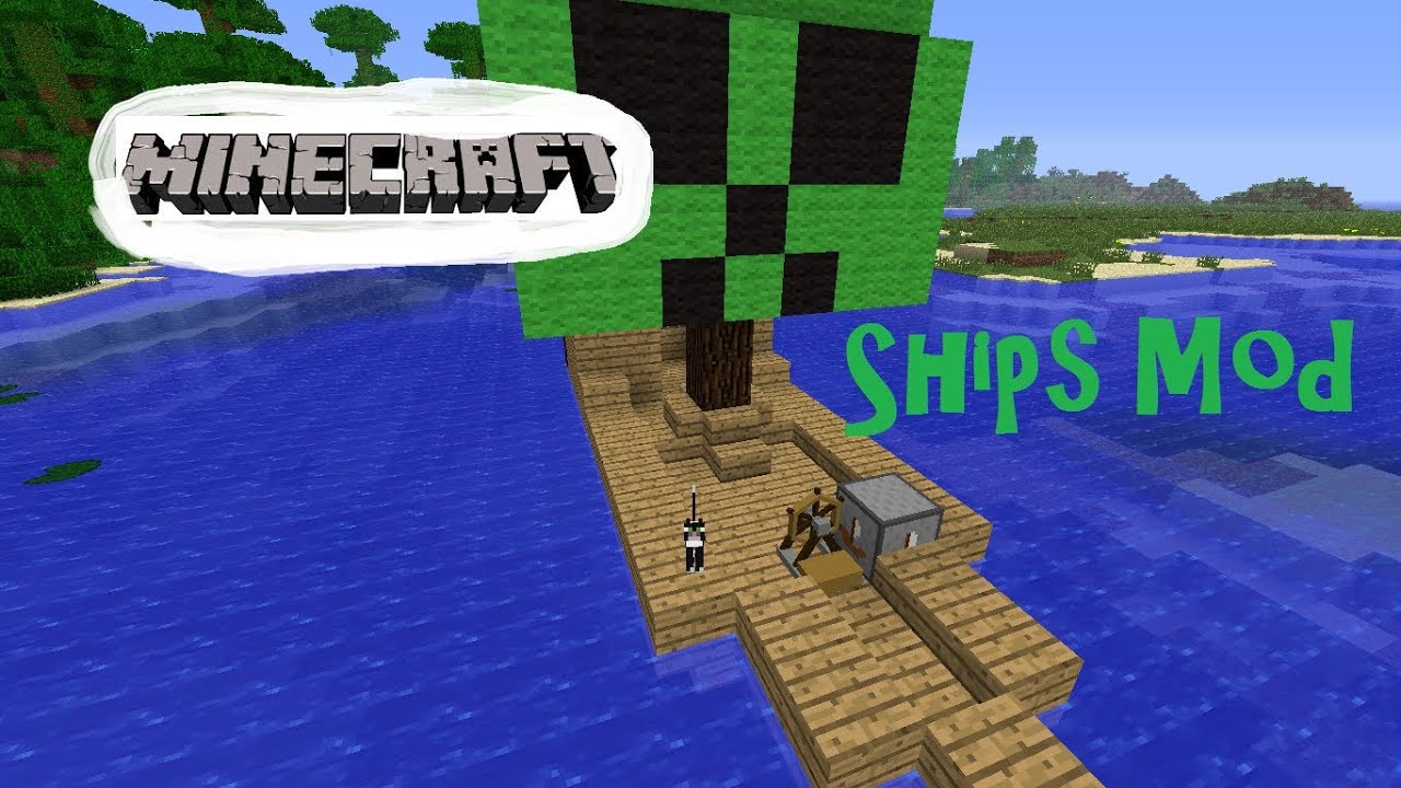 Minecraft Ships Mod Make A Sailable Ship Out Of Blocks - YouTube