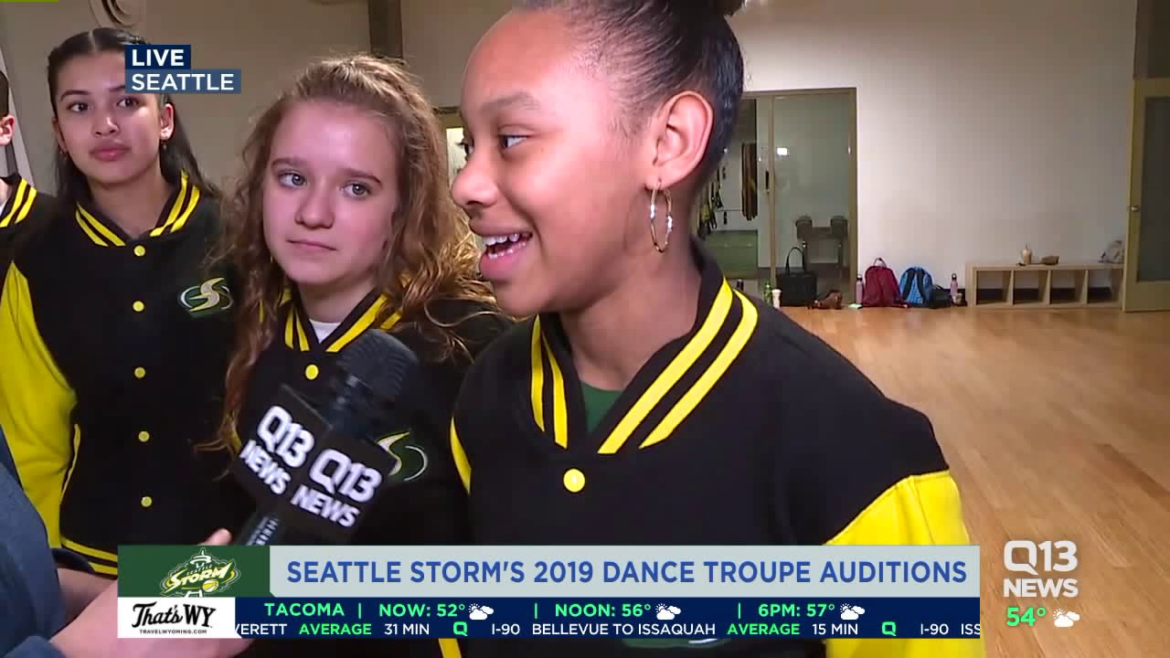 2019 Seattle Storm dance troupe auditions - YouTube
