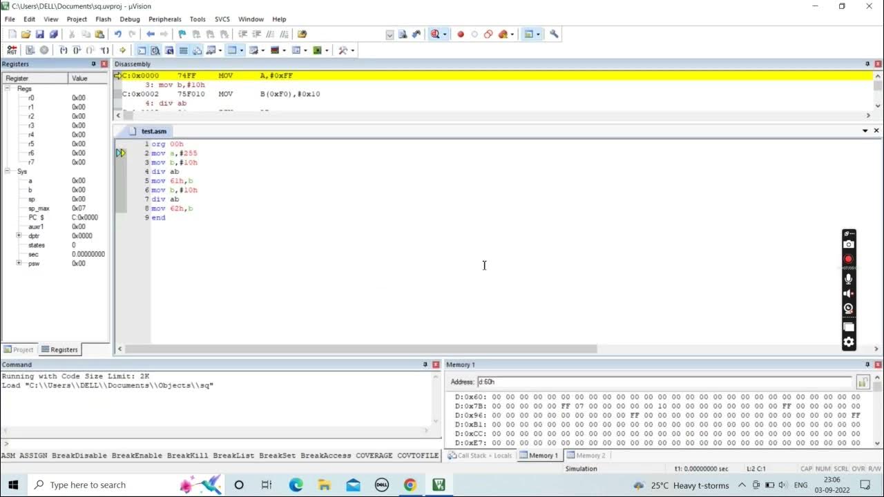 ALP TO CONVERT BCD NUMBER TO HEXADECIMAL NUMBER.(8051 PROGRAMMING) - YouTube