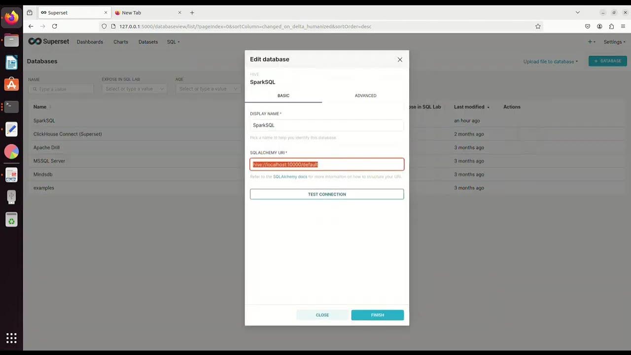 Apache Superset+SparkSQL+ORC Files: How to Connect Apache Superset with ORC Files via SparkSQL ...