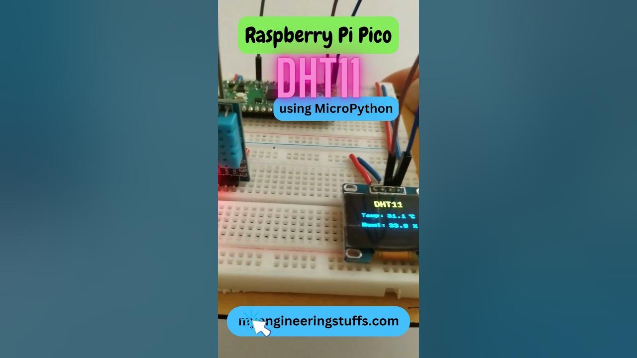 How To Interface Dht11 Humidity And Temperature Sensor Using Raspberry Pi Pico Shorts Youtube