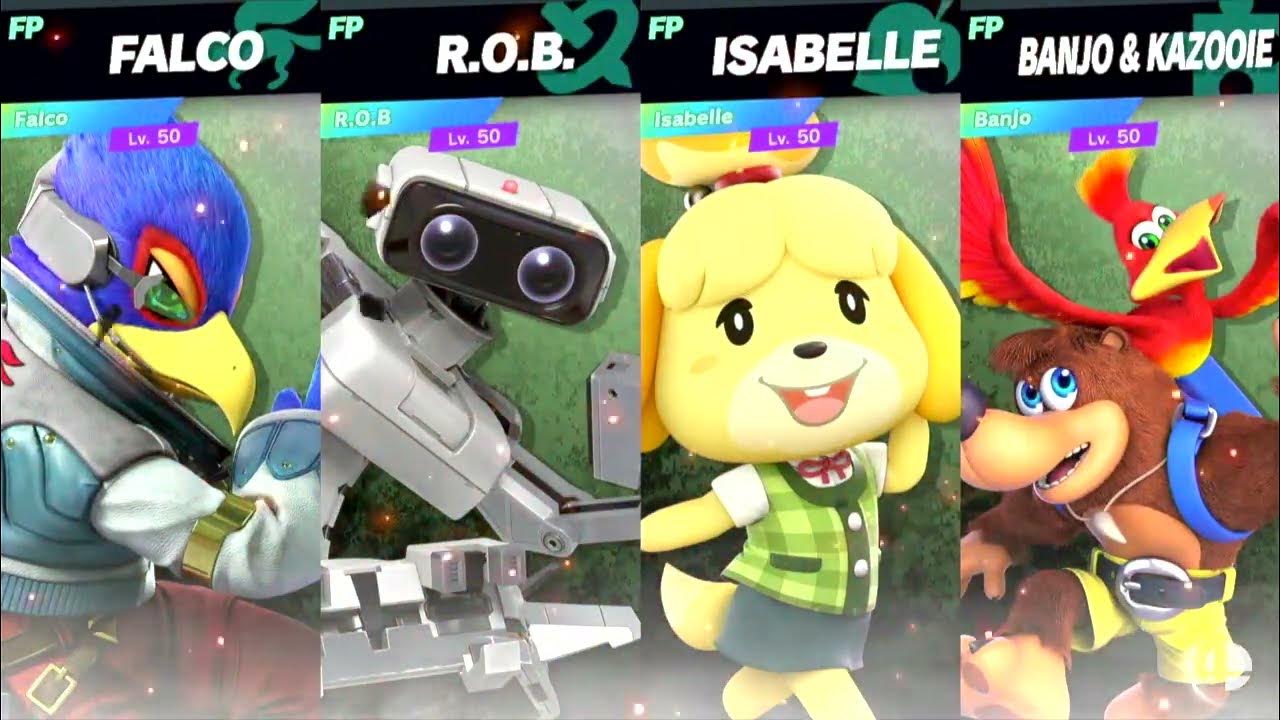 Super Smash Bros Ultimate Amiibo Fights – Weekend Finals Falco v ROB v Isabelle v Banjo - YouTube
