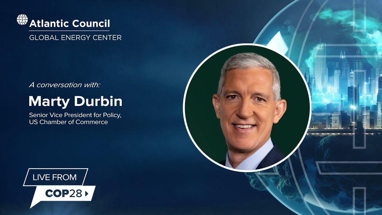 Marty Durbin Live from COP28 on industry participation in climate talks ...