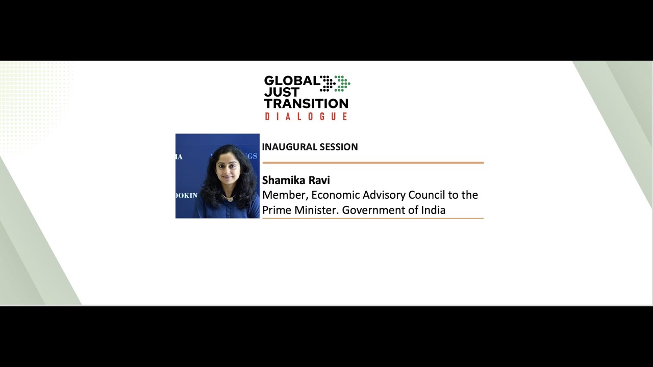 Global JT Dialogue, 2023: Inaugural Session -Shamika Ravi, EAC to the ...