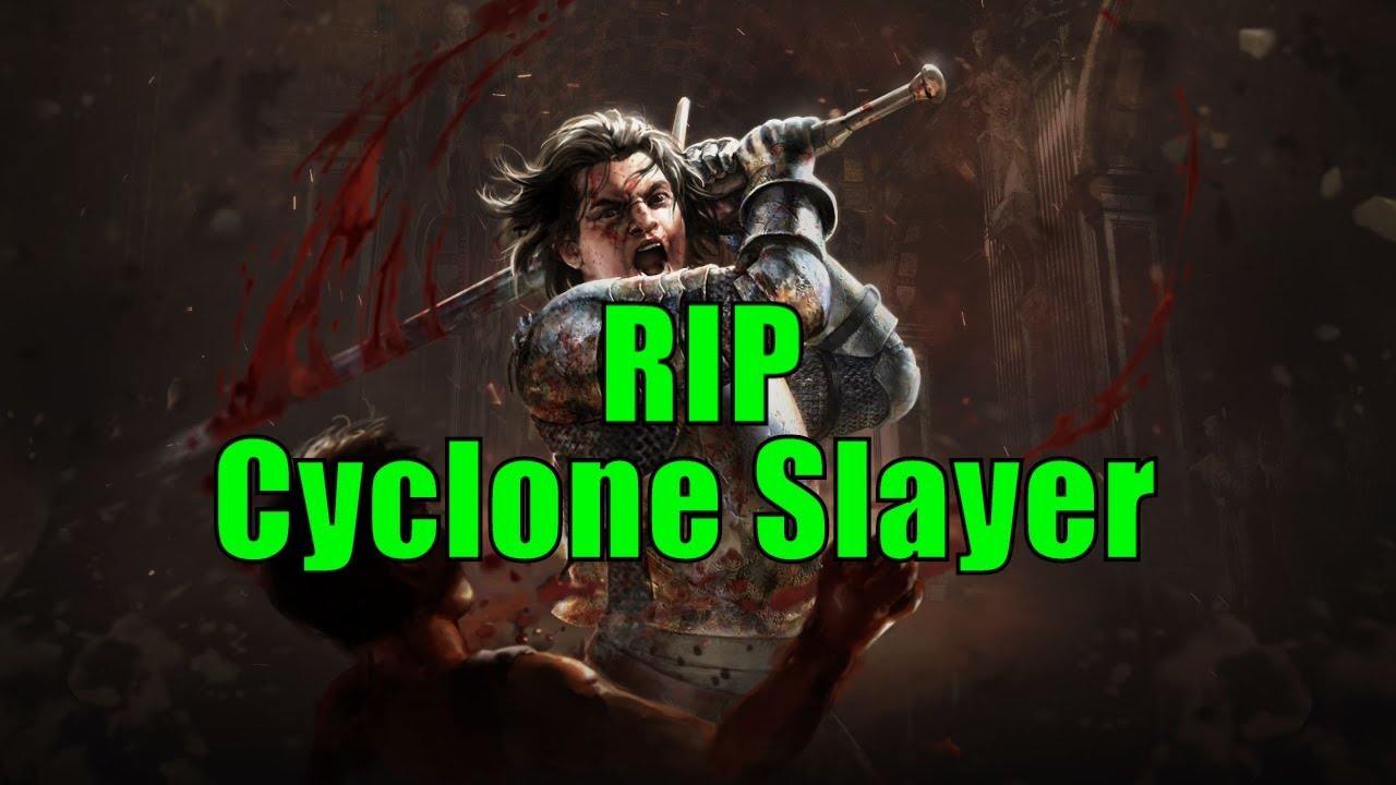 [PoE] RIP Cyclone Slayer - Legion 3.7 - YouTube