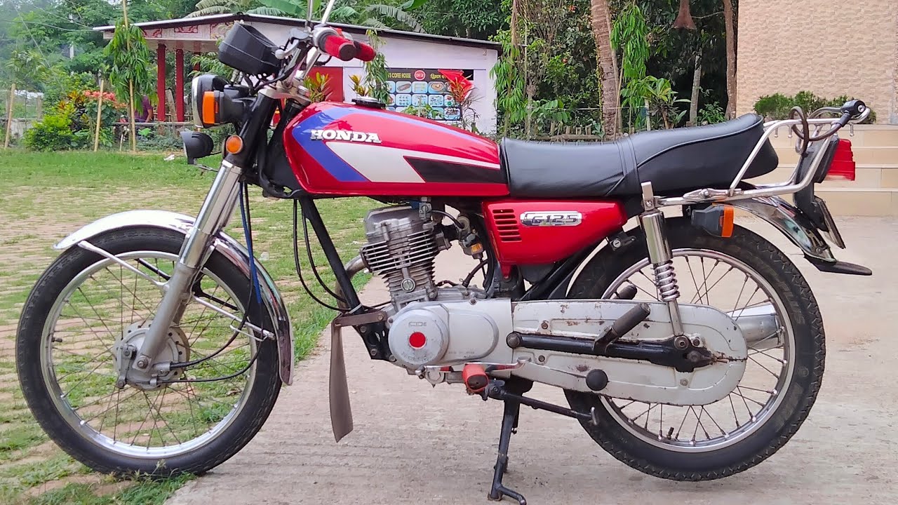 Honda Cg 125 সম্পূর্ণ অরিজিনাল কালার Old Bike Use Bike Second Hand Bike ...