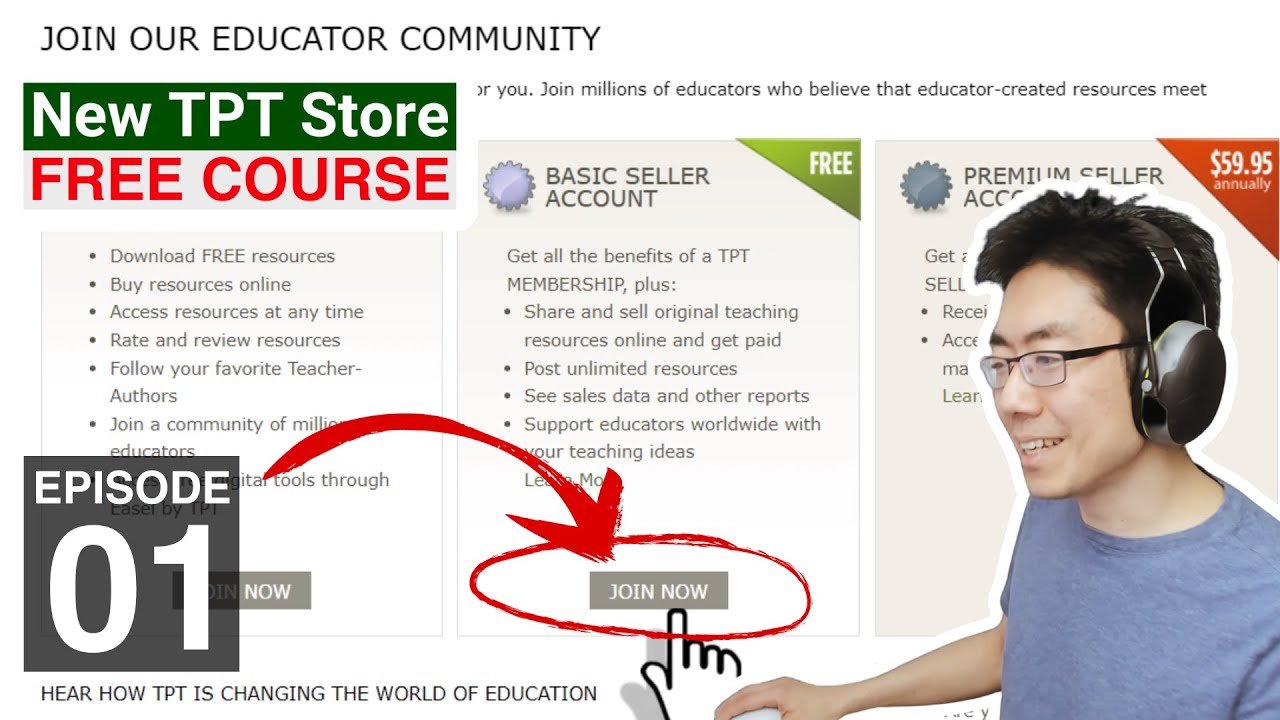 New TPT Store: Episode 1 - JUST PUBLISH THE FIRST PRODUCT - YouTube