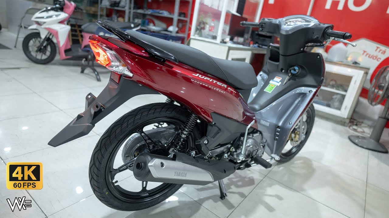 YAMAHA Jupiter FINN 115i 2024 Đỏ Bạc | Giá tháng 7 | Walkaround - YouTube