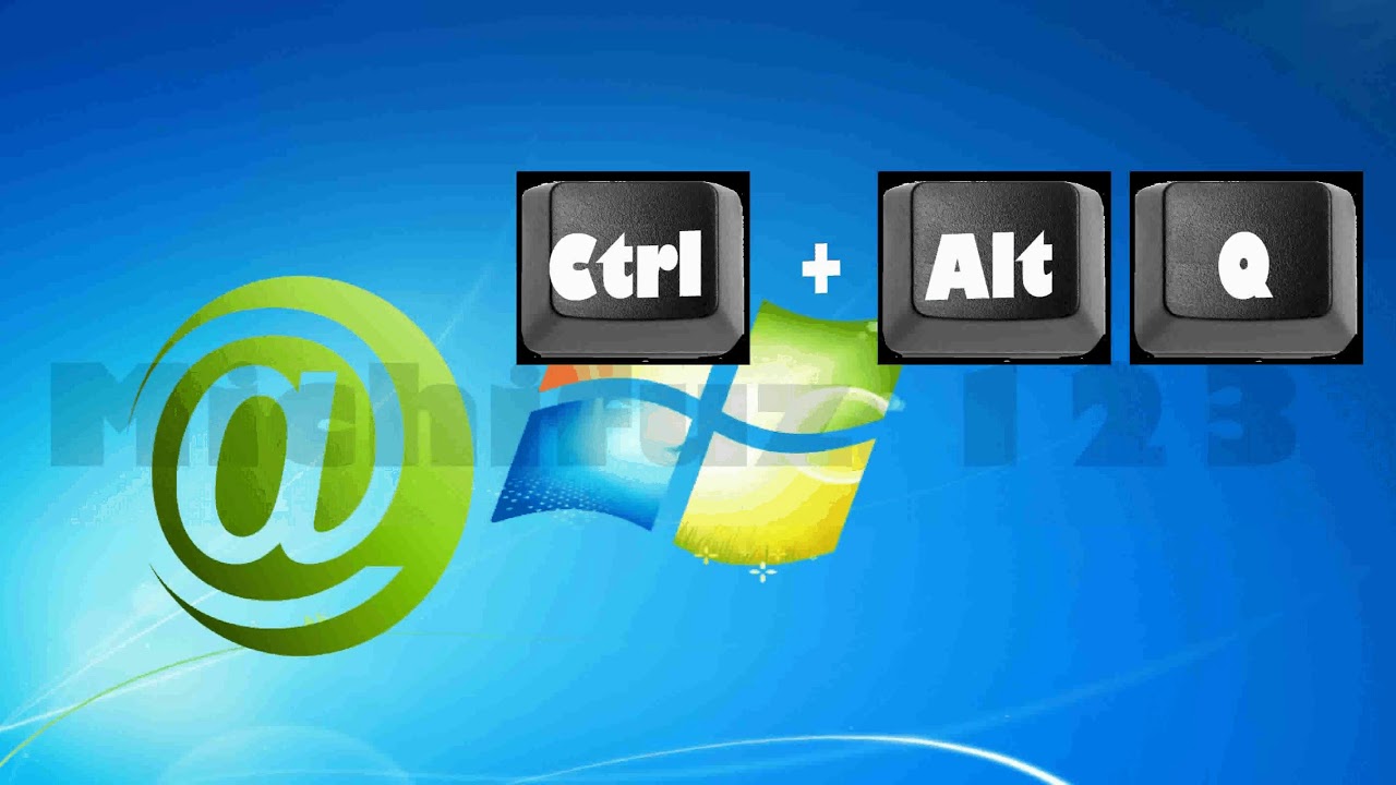 Como poner arroba con el teclado - YouTube