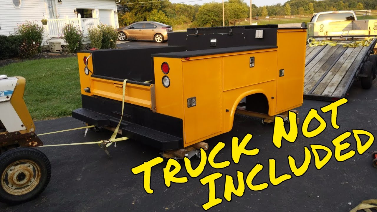 Replacing the Service Body on my F350 Truck Part 1 - YouTube