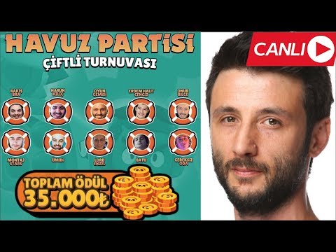 35.000 TL ÖDÜLLÜ YOUTUBER TURNUVASI (CANLI YAYIN) Brawl Stars