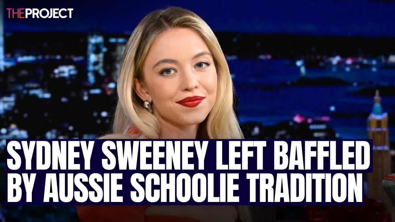 Sydney Sweeney Left Baffled By Aussie Schoolies Tradition - YouTube