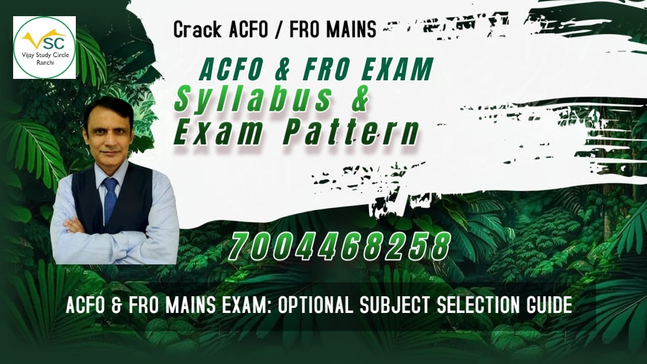What's the BEST Strategy for Assistant Conservator of Forest and Forest ...