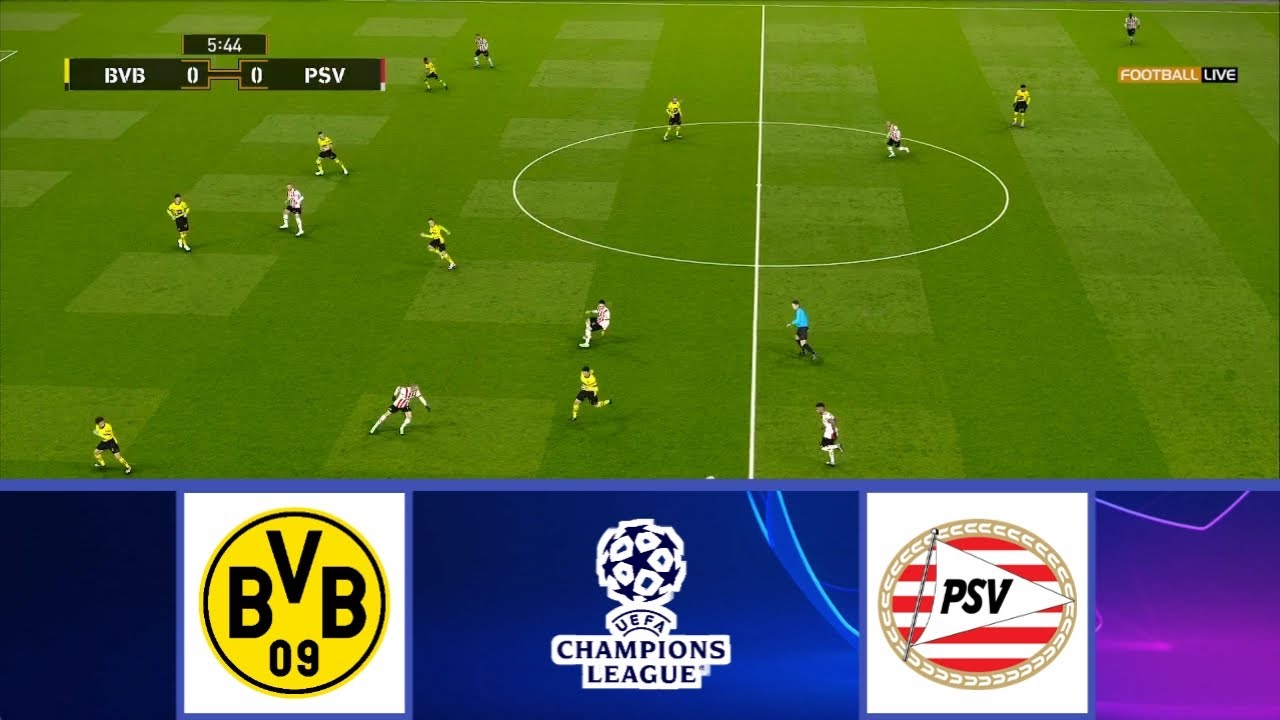 DORTMUND VS PSV | UEFA CHAMPIONS LEAGUE 2023/2024 | FOOTBALL LIFE 2023 ...