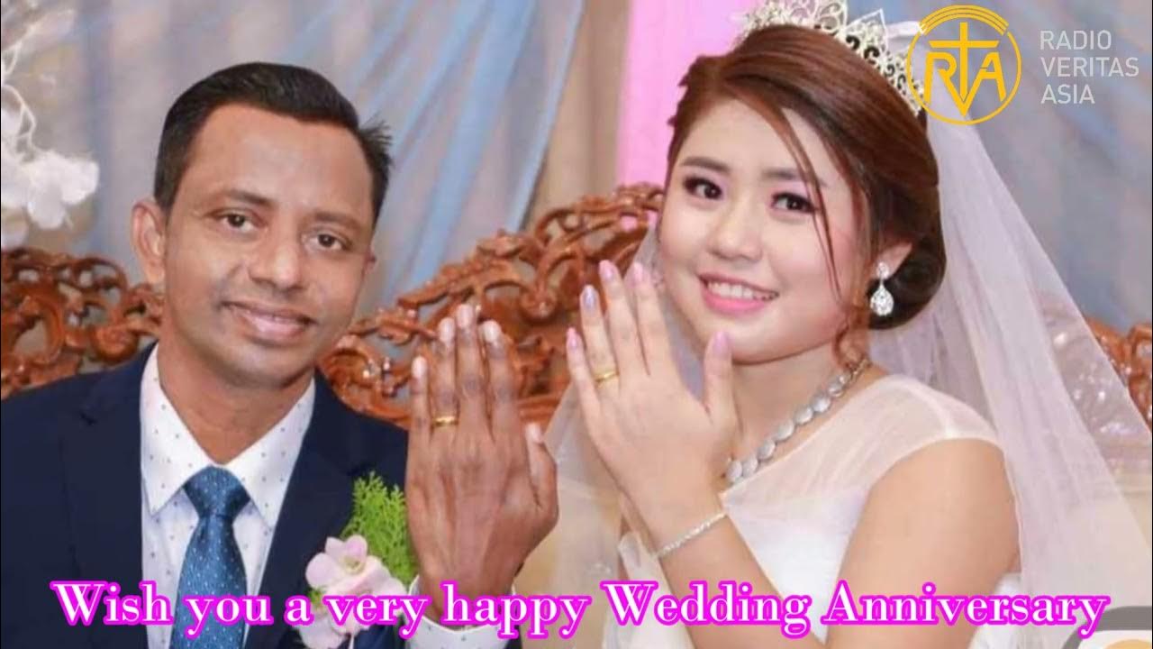 1st year Wedding Anniversary of Ko Xavier and Ma Phyu Sin - YouTube