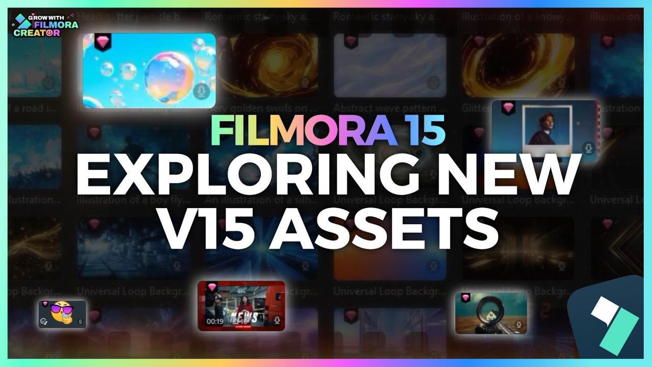 You Need to Try These! - Exploring the NEW V15 Assets in Filmora 15 ...