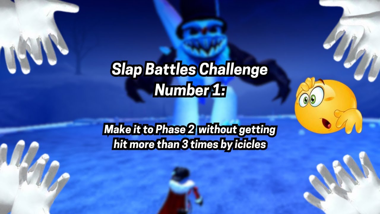 Slap Battles Challenge Number 1 | ☃️ - YouTube