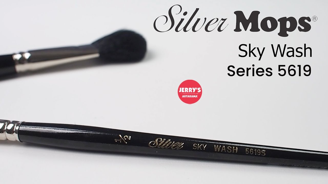 Sky Wash Series 5619 Mop by Silver Brush - YouTube
