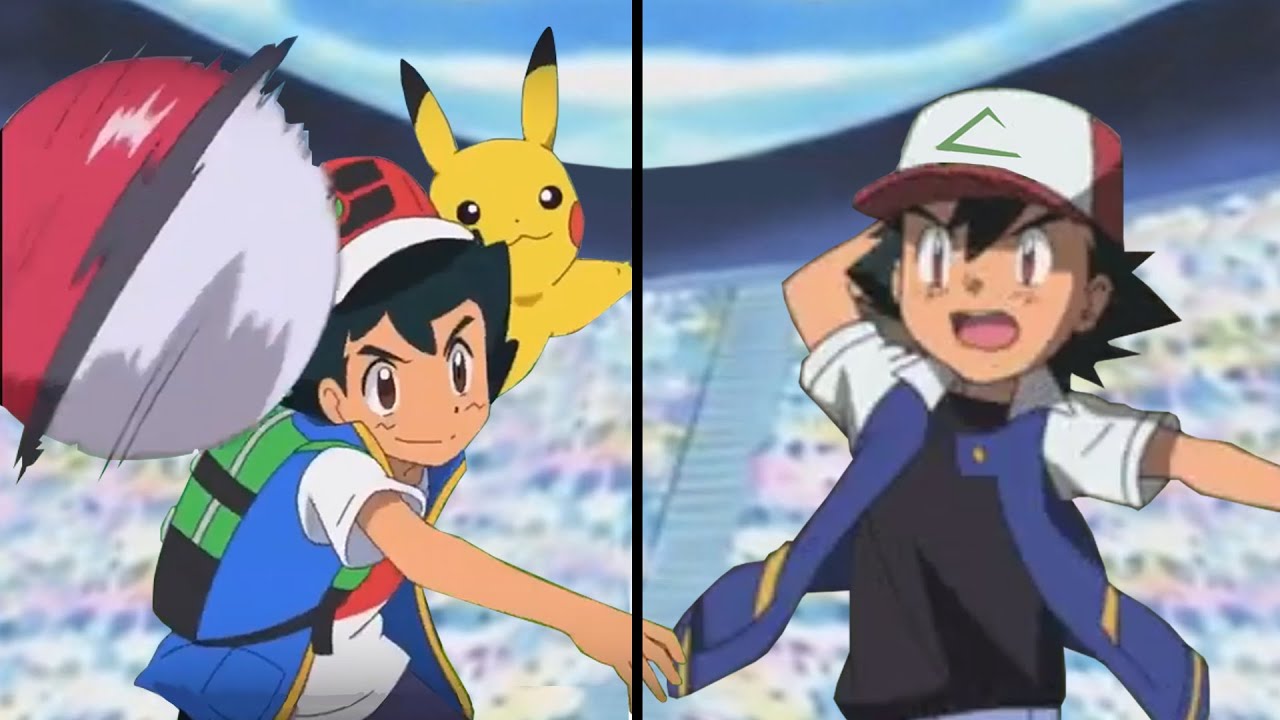 Pokemon Characters Battle: Galar Ash Vs Johto Ash (Pokemon Ash Vs Ash ...